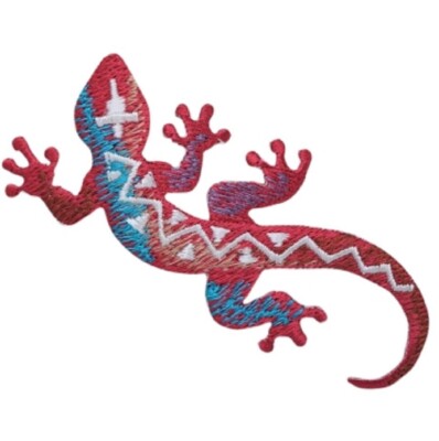 Lizard Applique Patch - Southwest, Reptile Badge 3" (Iron on) | eBay