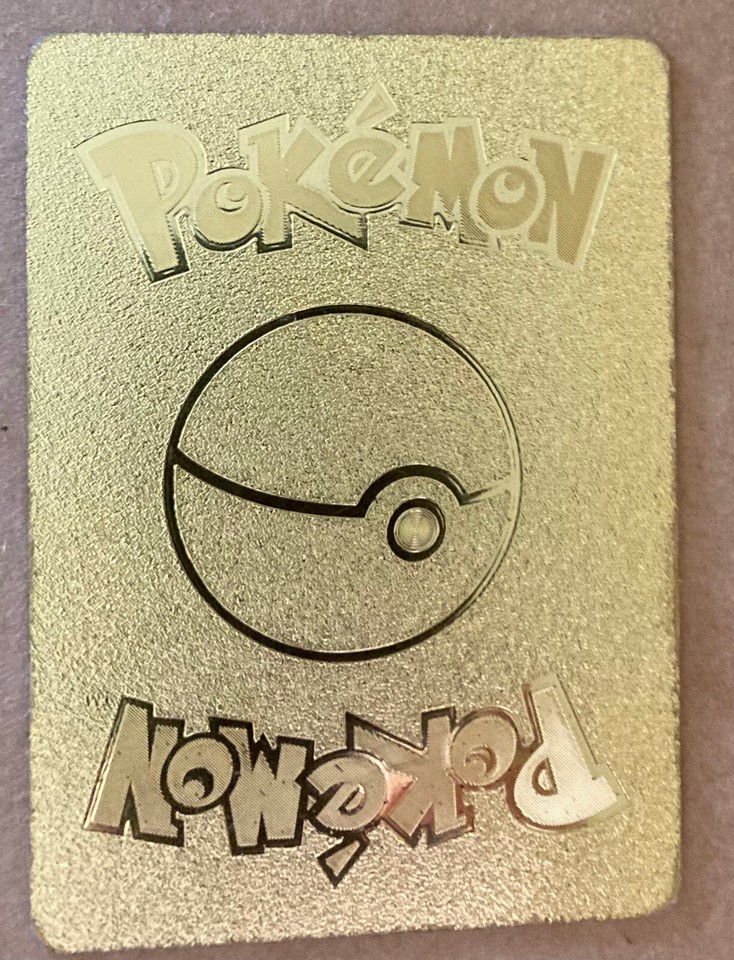 Purple Charizard VMAX Gigantamax Gold Metal Pokemon Card SV107/SV122 ...