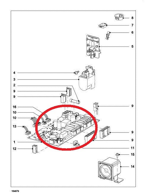 Genuine MIELE Microwave Oven Relay Board # 10147423 | eBay