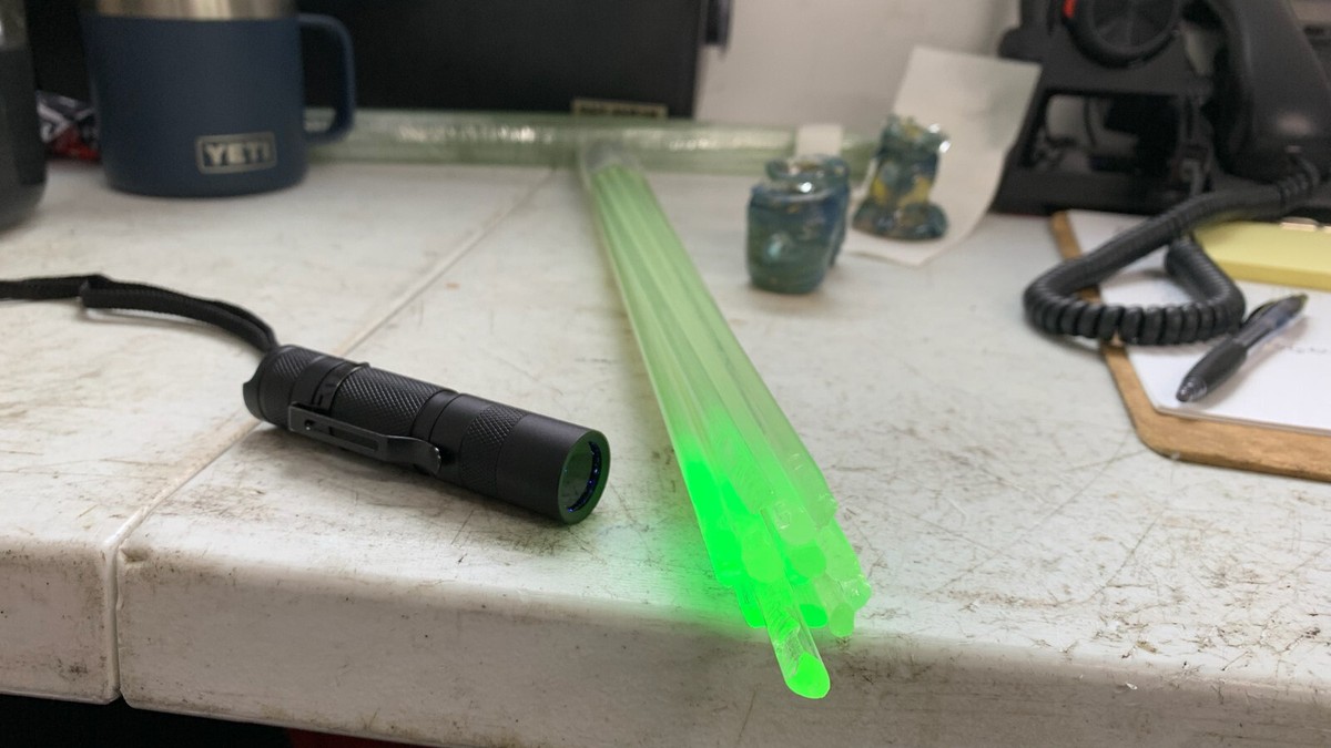 Glowing Uranium Rod