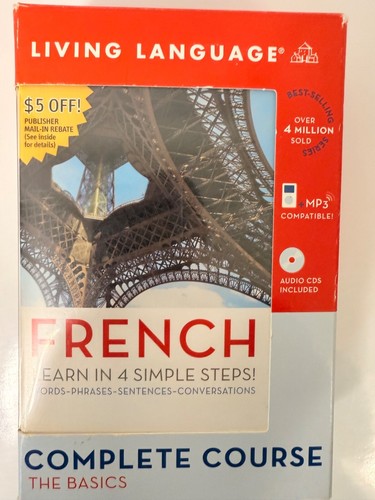 Living Language French – Complete Course with CDs & Dictionary (Box Set ...