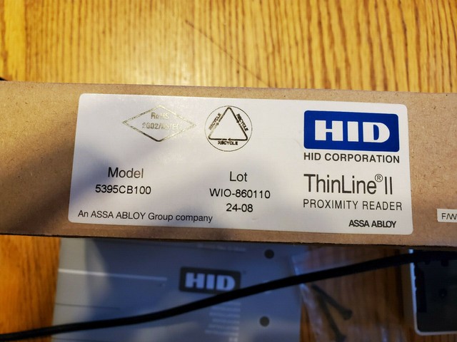 HID Thinline II 5395 Proximity Card Reader 5395CB100 for sale online | eBay