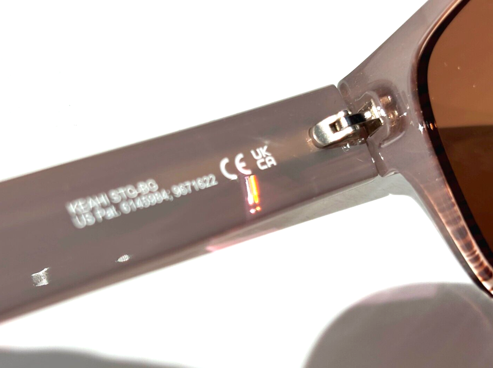 NEW Maui Jim KEAHI Brown Stripes POLARIZED HCL Bronze GLASS Sunglass ...