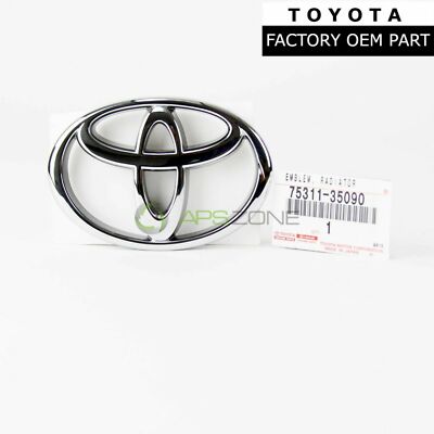 GENUINE TOYOTA 4RUNNER TACOMA PICKUP T100 FRONT GRILLE EMBLEM OEM 75311 ...
