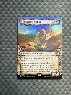 MTG Slumbering Walker #0302 Foil Showcase Rare Lorwyn Eclipsed (ECL ...