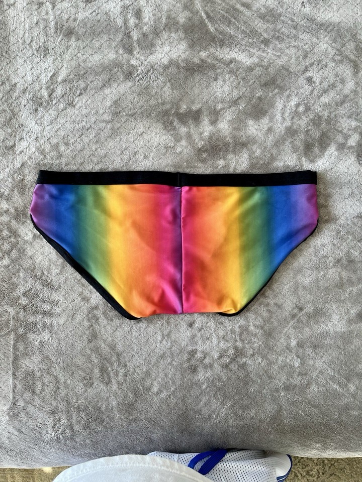 N2N Bodywear Rainbow Swim brief, Pouch, Large, New With Tags | eBay