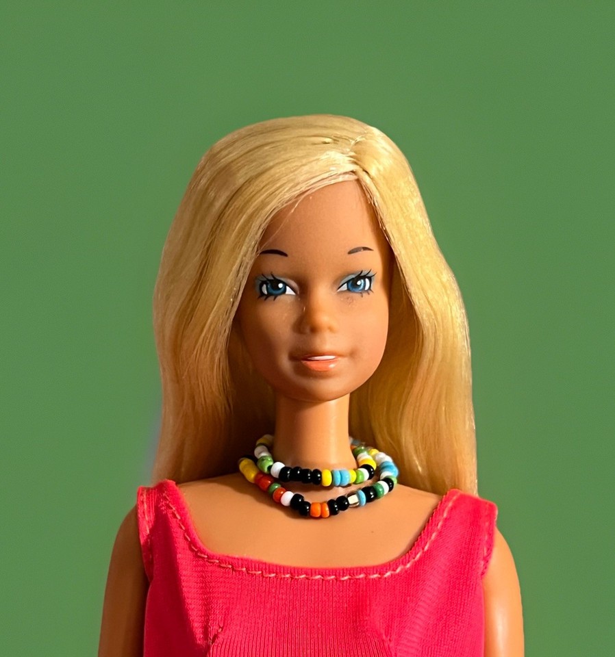 Vintage Mod 1960s Barbie Christie PJ Love Beads Groovy Hippie Fashion ...