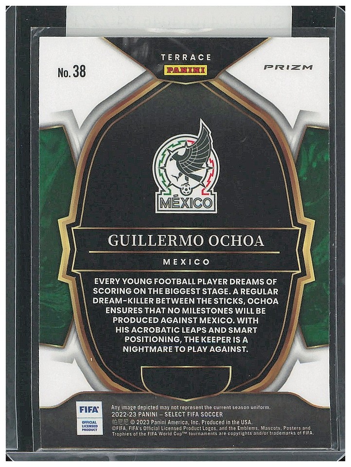 2022 Panini Select FIFA Guillermo Ochoa Base Set FIFA - Terrace #38 | eBay