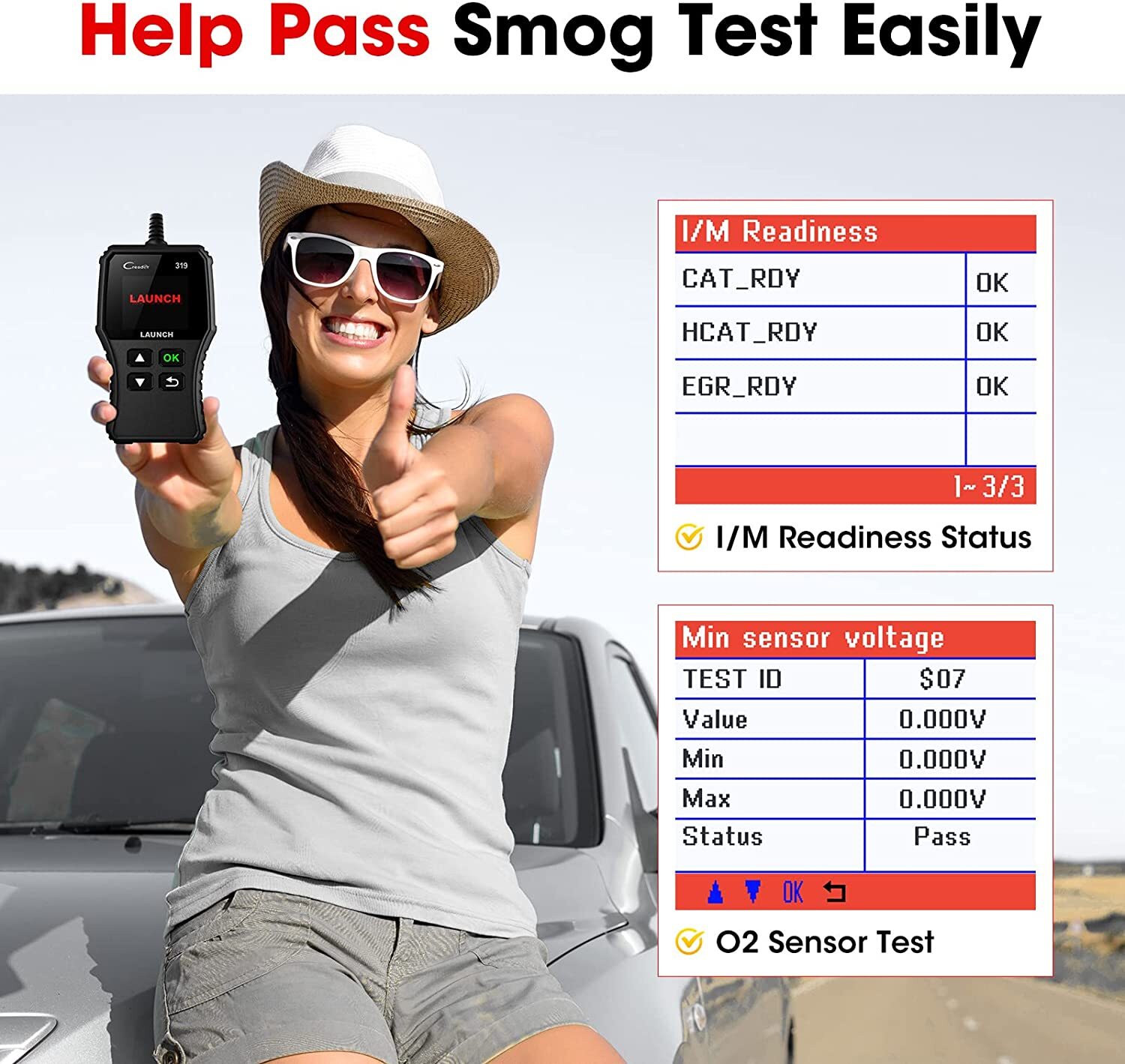 Car Vehicle Engine Fault Diagnostic Tool OBD2 Code Reader Automotive ...