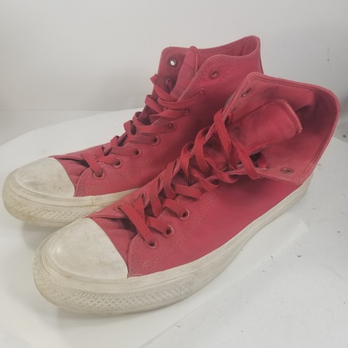 Converse All Star-Chuck Taylor Red High Top Mens size 10 Lunarlon ...