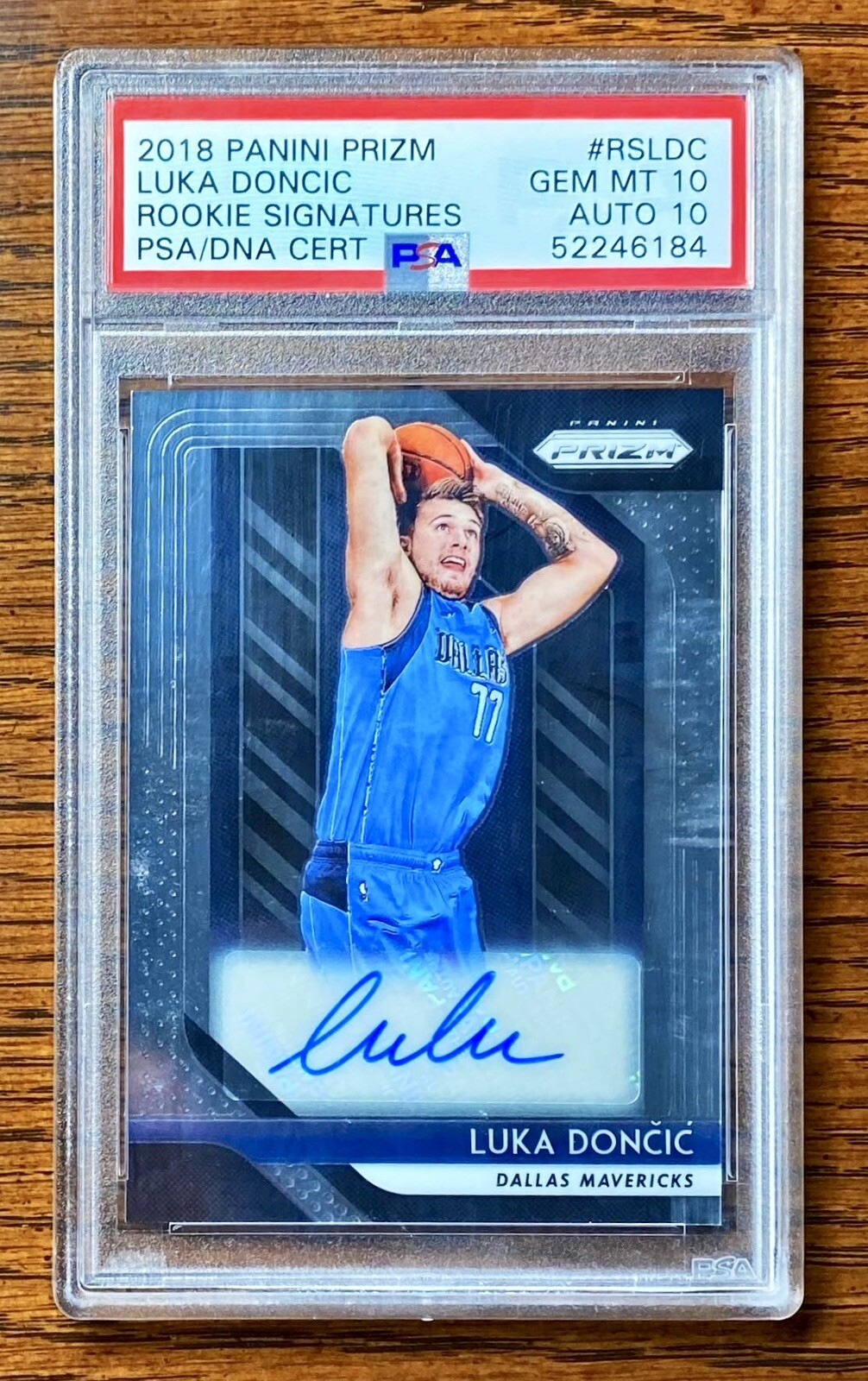 2018-19 Panini Prizm LUKA DONCIC #RS-LDC Rookie Signatures Auto PSA 10/ ...