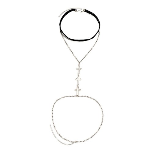 Multi-layer Beach Crossed Leg Chain Personality Trend Elastic Body ...