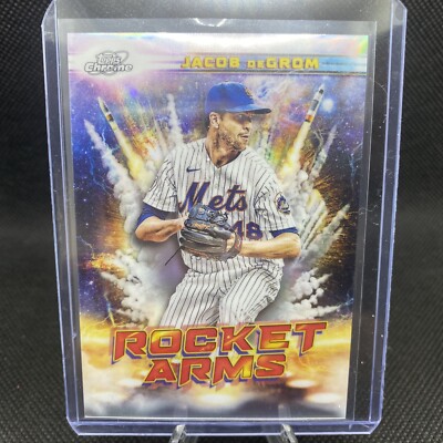 2022 Topps Cosmic Chrome Rocket Arms Jacob deGrom - New York Mets ...