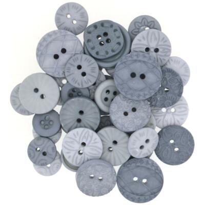 Color Me Grey Plastic Novelty Buttons/ DIY Sewing Craft supplies/Dress ...