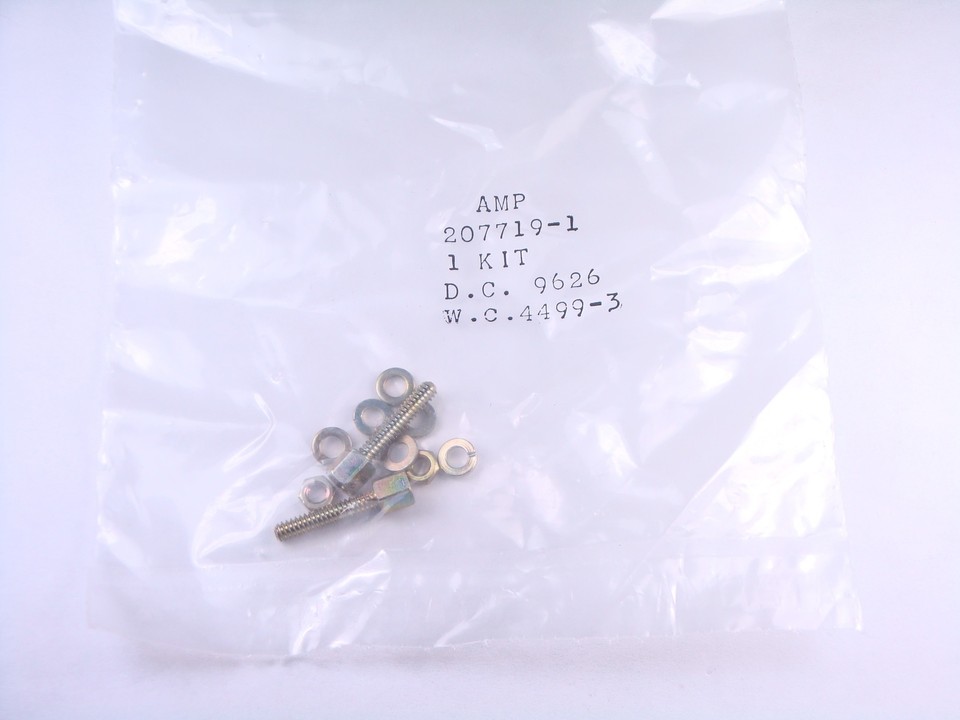 Lot of 2 207719-1 AMP Female Screw / Lock Hardware Kit 4-40 NOS | eBay