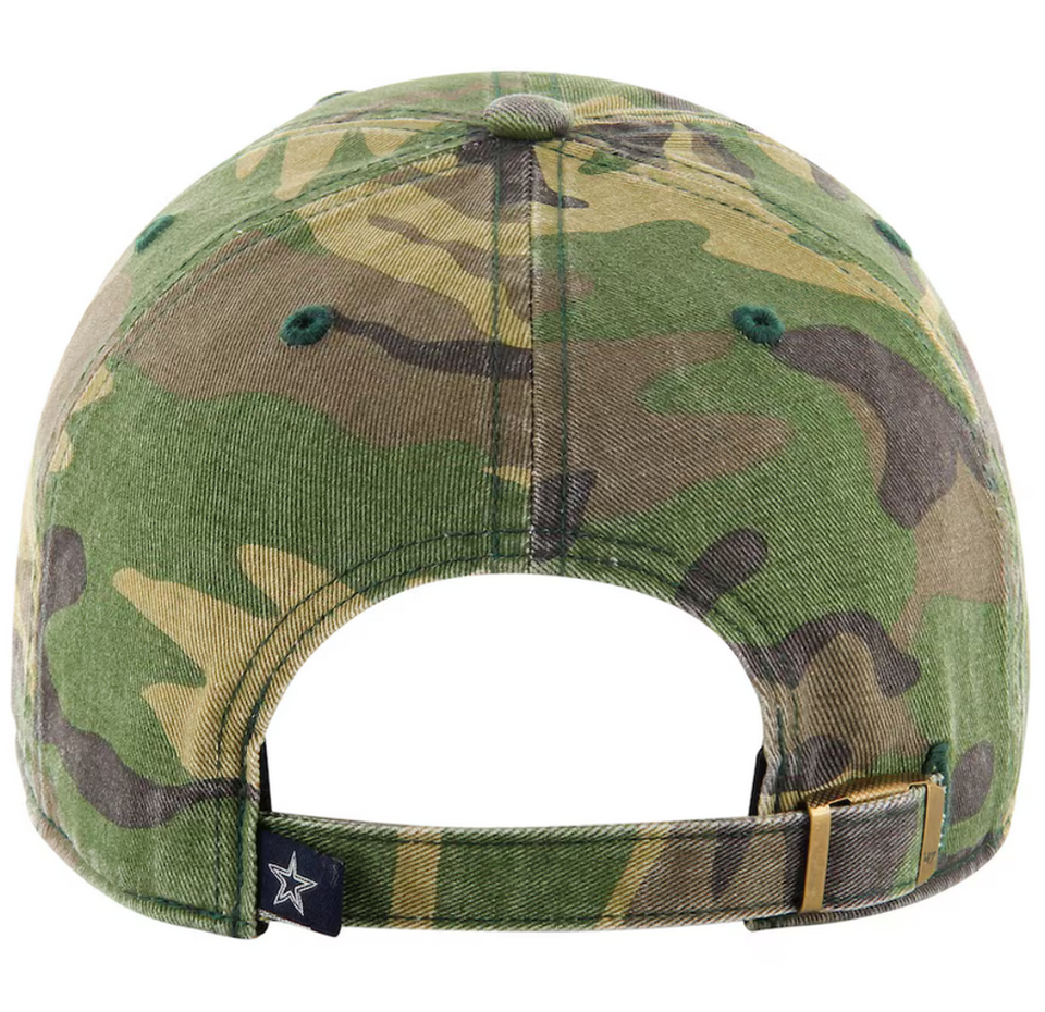 Dallas Cowboys '47 Brand Camo Clean Up Adjustable Dad Hat | eBay