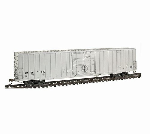 HO WALTHERS 932-6042 60' EXPRESS BOXCAR AMTRAK SILVER #71008 ...