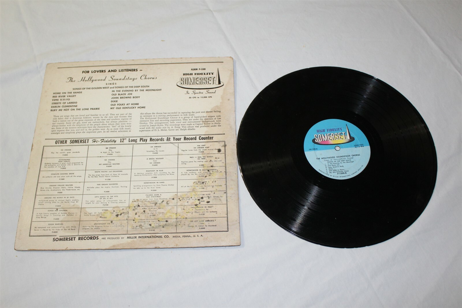 The Hollywood Soundstage Chorus Songs Of The Golden West / Songs Of The ...