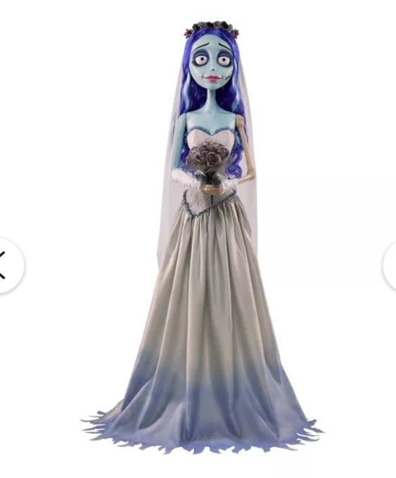 Animated Corpse Bride 5.8 Ft Emily Animatronic Halloween Musical Prop ...