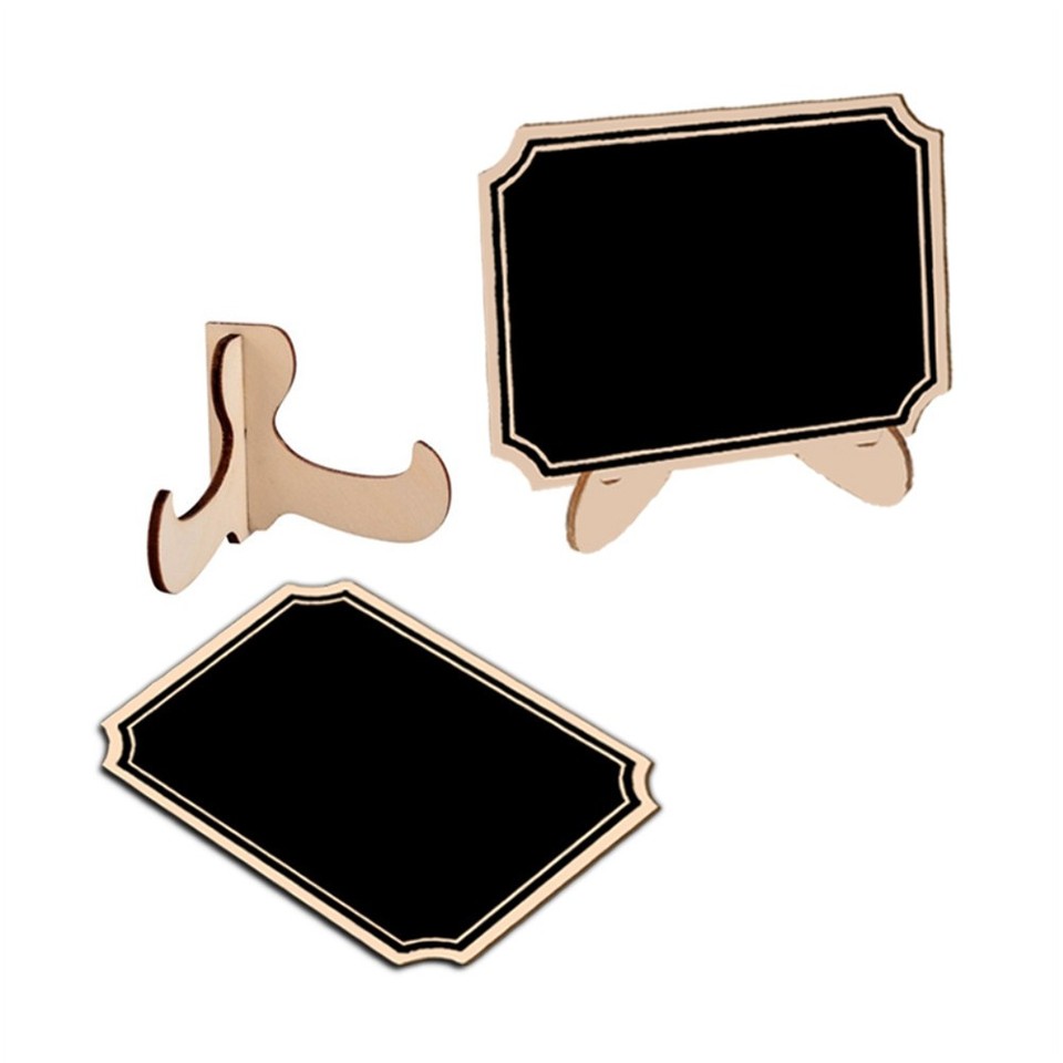 10pcs message board signs memo board wood display chalkboards ...