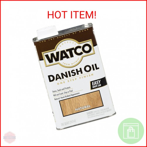 Watco A65741 Danish Oil Wood Finish, Quart, Natural | eBay