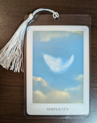 SIMPLICITY Bookmark Oracle Sacred Deck Card Destiny Gift Tarot Art ...