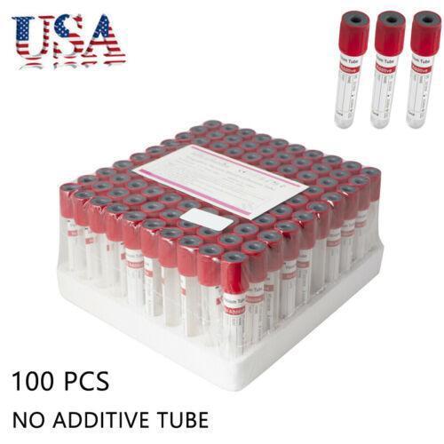 Carejoy 100*/SET 5ml No Additive Tubes Blood Collection Tubes Glass | eBay