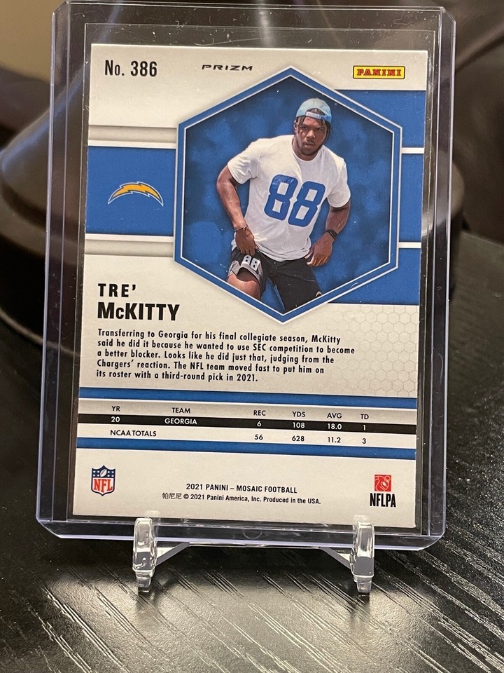 2021 Panini Mosaic Tre’ McKitty RC Silver Mosaic #386 | eBay