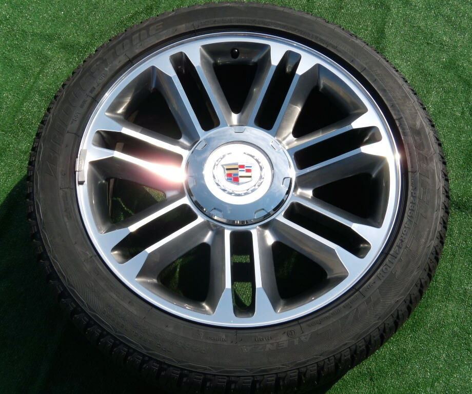 Real Genuine OEM Factory GM Cadillac Escalade 22 inch Wheel CENTER CAP ...