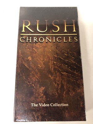 Rush - Chronicles (VHS, 1990) new and sealed. rare 44008276531| eBay