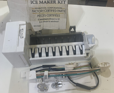 Whirlpool New 4317943 Refrigerator Ice Maker Assembly OEM Genuine (D3 ...
