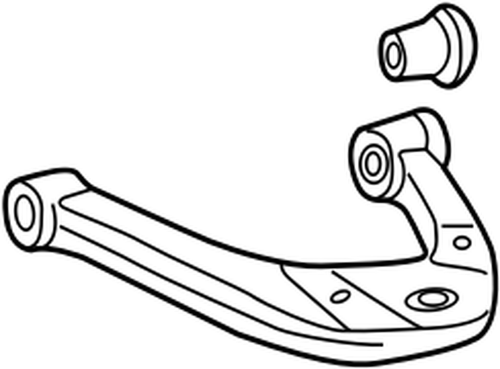 48630-35020 Toyota Arm assy, front suspension, upper lh 4863035020, New ...