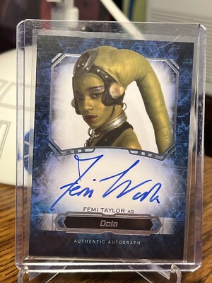 Star Wars Topps Masterworks Autograph Card Oola | eBay