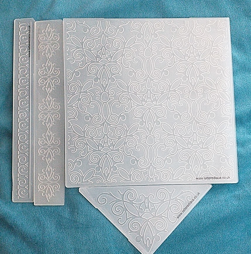 Tattered lace Fretwork Lace Embossing Folders Set of 4 | eBay UK