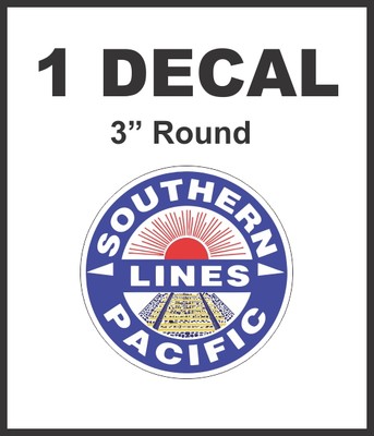 Southern Pacific Lines Railroad Rail Road Decal Diorama Train Never Any ...