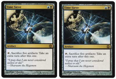 Time Sieve x2 2x 2009 Alara Reborn Multi-Color Rare Artifact MTG NM AZ2 ...