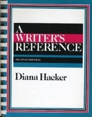 WRITERS REFERENCE EDITION By Diana Hacker **Mint Condition ...