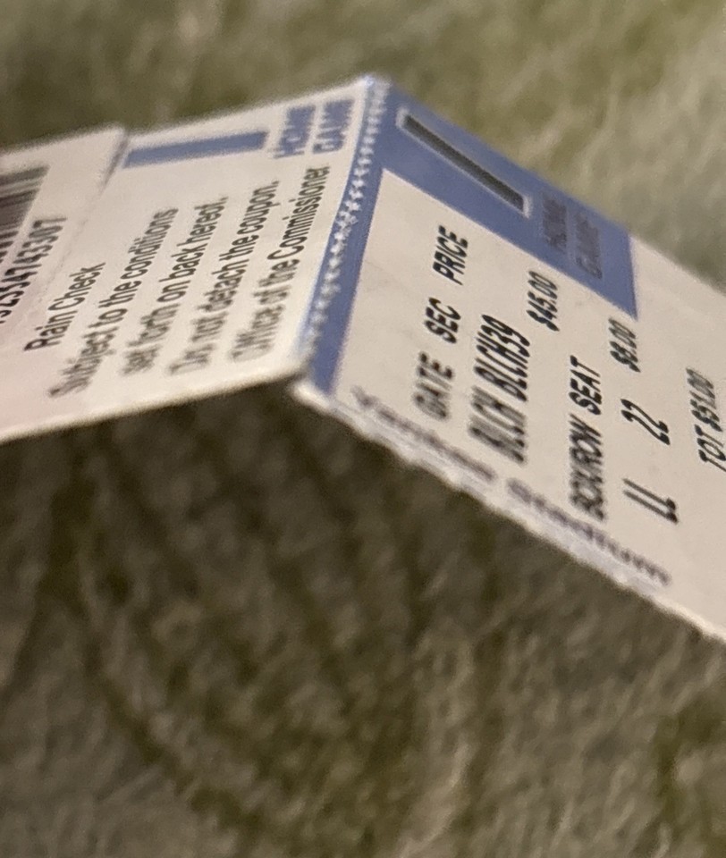 New York Yankees, 2004 ALCS Home Game 1, Full Ticket, 10/12/2004 vs Red ...