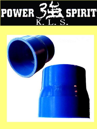 BLUE SILICONE HOSE/reducer FOR INTERCOOLER/INTAKE PIPE 83MM TO 102MM 3. ...