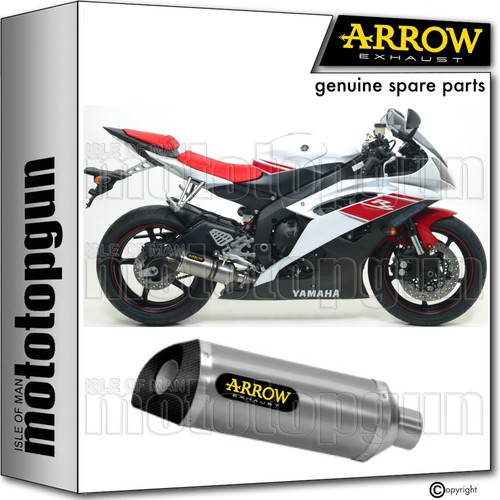 ARROW EXHAUST O THUNDER ALUMINIUM C YAMAHA YZF 600 R6 2012 12 2013 13 ...