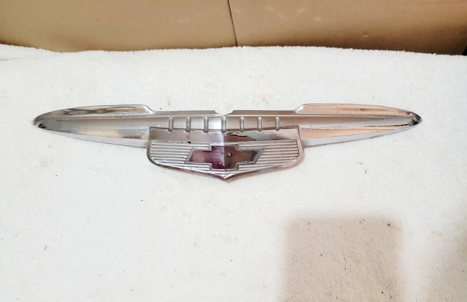 1951 Chevrolet Hood Emblem | Genuine | #18 | USA | Universal Fitment ...
