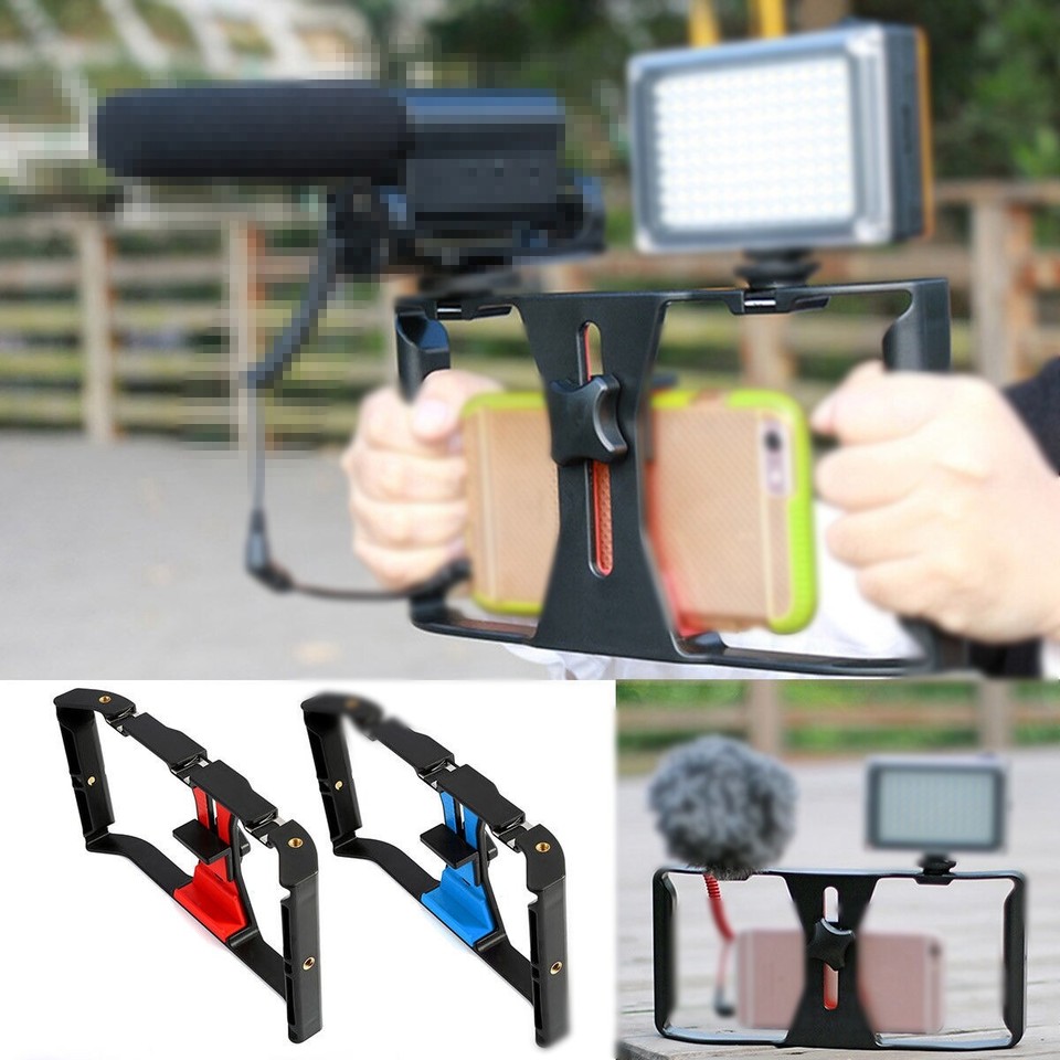 SmartPhone Film Making Vlogging Kit Video Camera Rig Stabilizer Cage ...