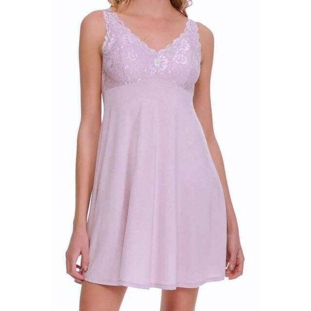 Felina Micro Modal Chemise Loungewear Sleepwear, Lilac, Size Medium | eBay