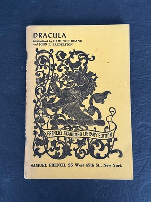 Dracula script bram stoker play
