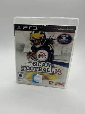 EA Sports NCAA Football 14 PS3 CASE BOX ART AND INSERTS ONLY NO GAME ...