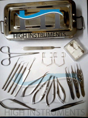 Cataract Surgery Instruments Set 20 Pieces Ophthalmic Micro Surgical ...