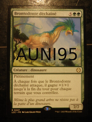 mtg magic Rampaging Brontodon FRENCH vf fr brontodonte déchainé | eBay