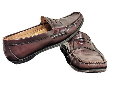 Brass Boot Men's Shoes Slip on Loafers Brown Leather Sheep Skin Lining ...