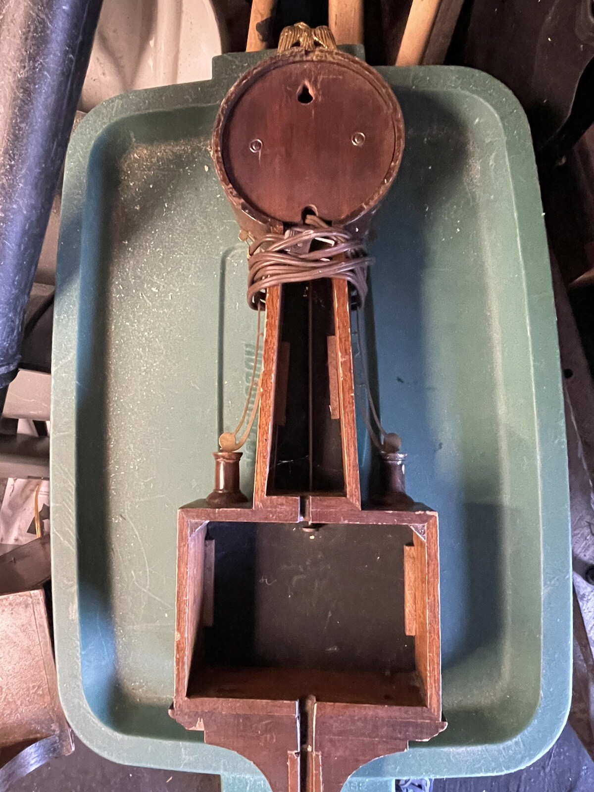 Antique Warren Telechron Ashland Mass USA Electric Banjo Clock Eagle ...