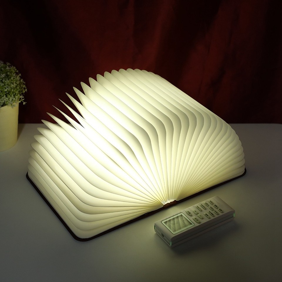 Innovative USB Charging Book Shape Lamp LED Mini Folding Book Light ...